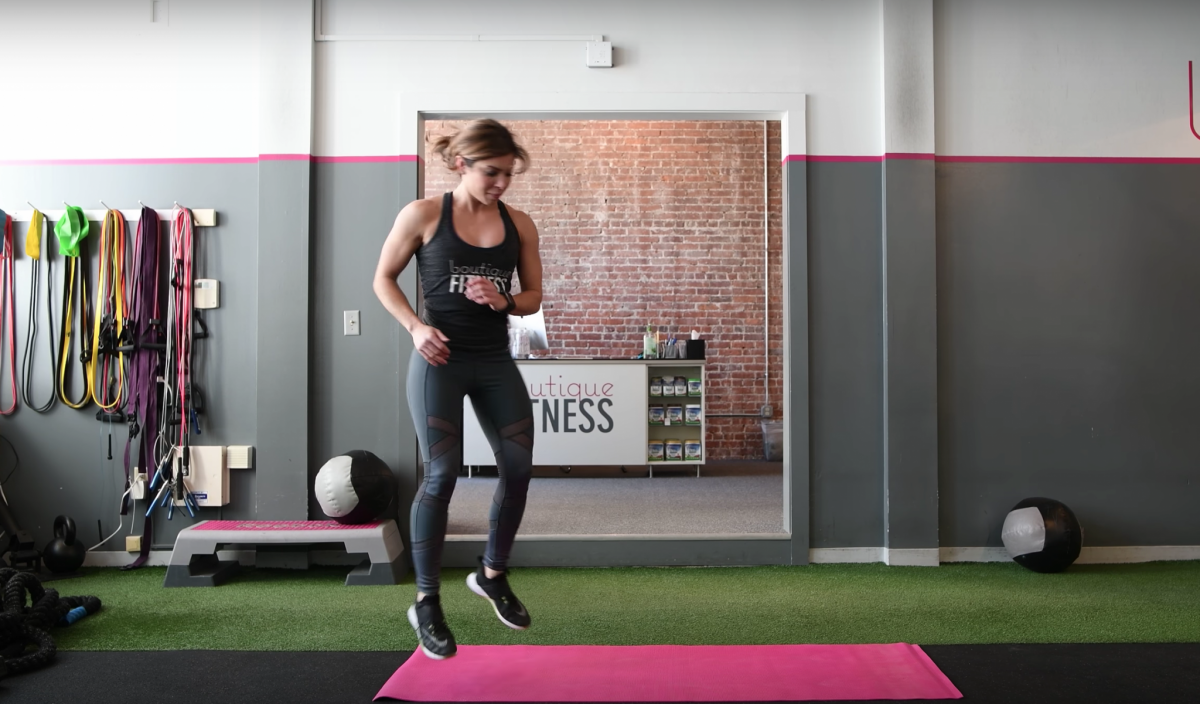 Plank Crawl & Burpee - Boutique Fitness